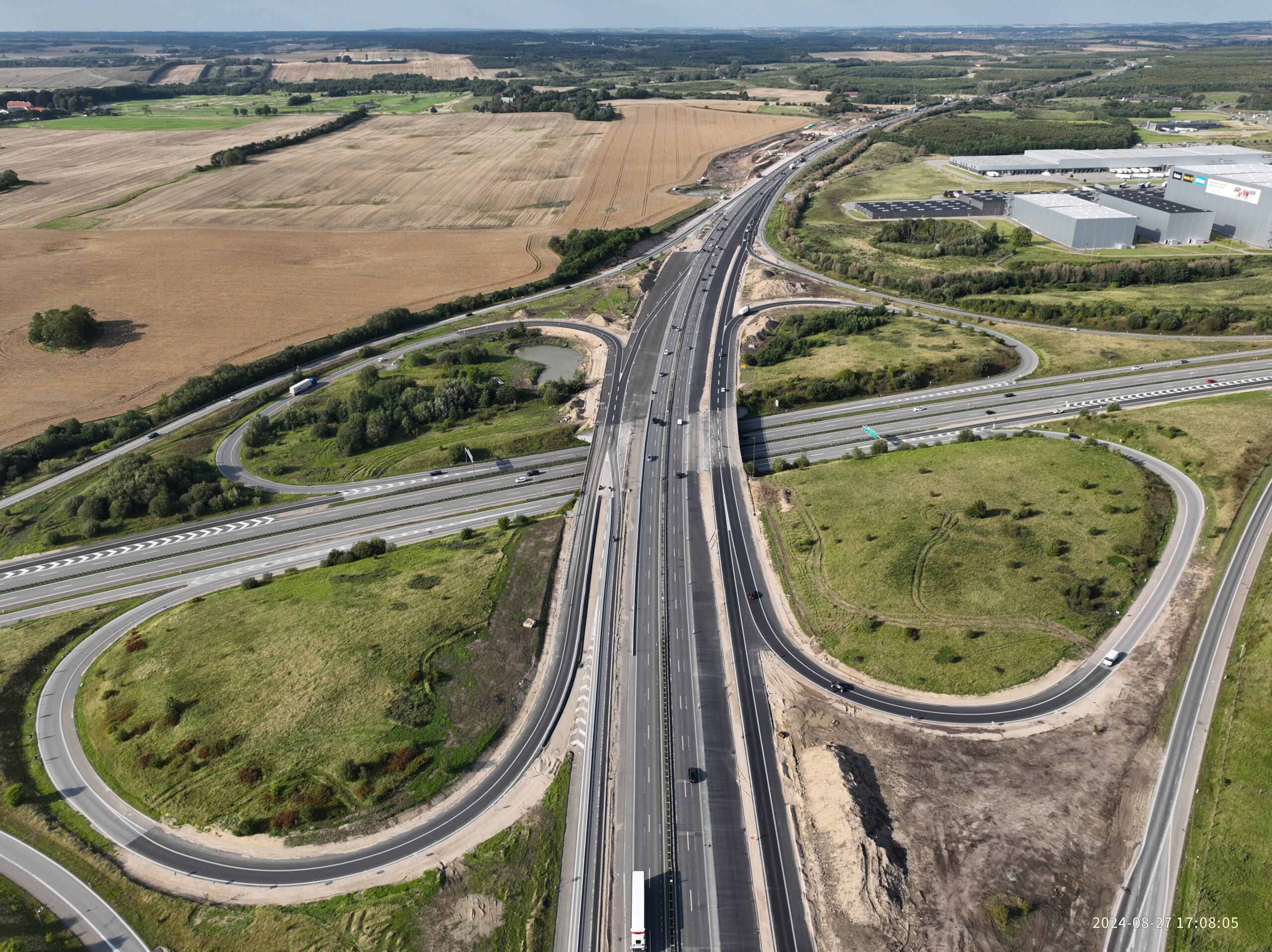 Udvidelse af E45 motorvejen i Aarhus - M.J. Eriksson A/S
